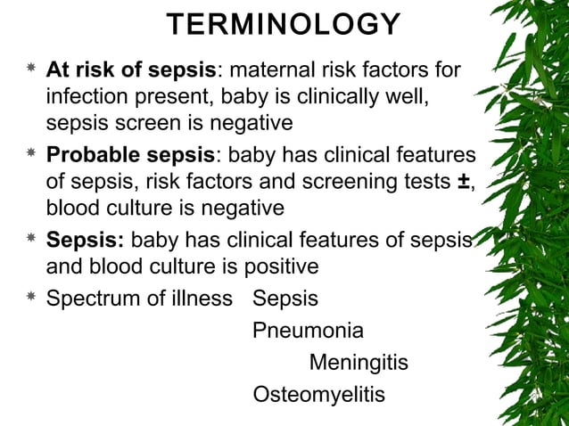 Neonatal sepsis | PPT