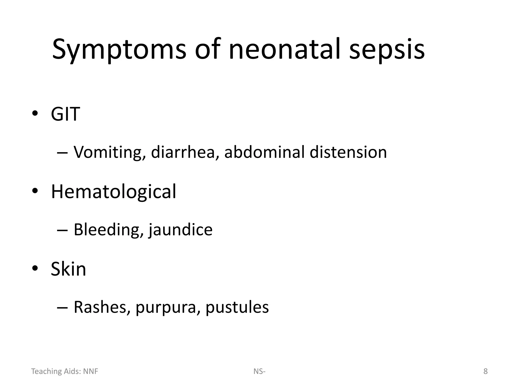 Neonatal sepsis | PPTX