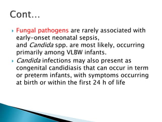 Neonatal Sepsis | PPTX