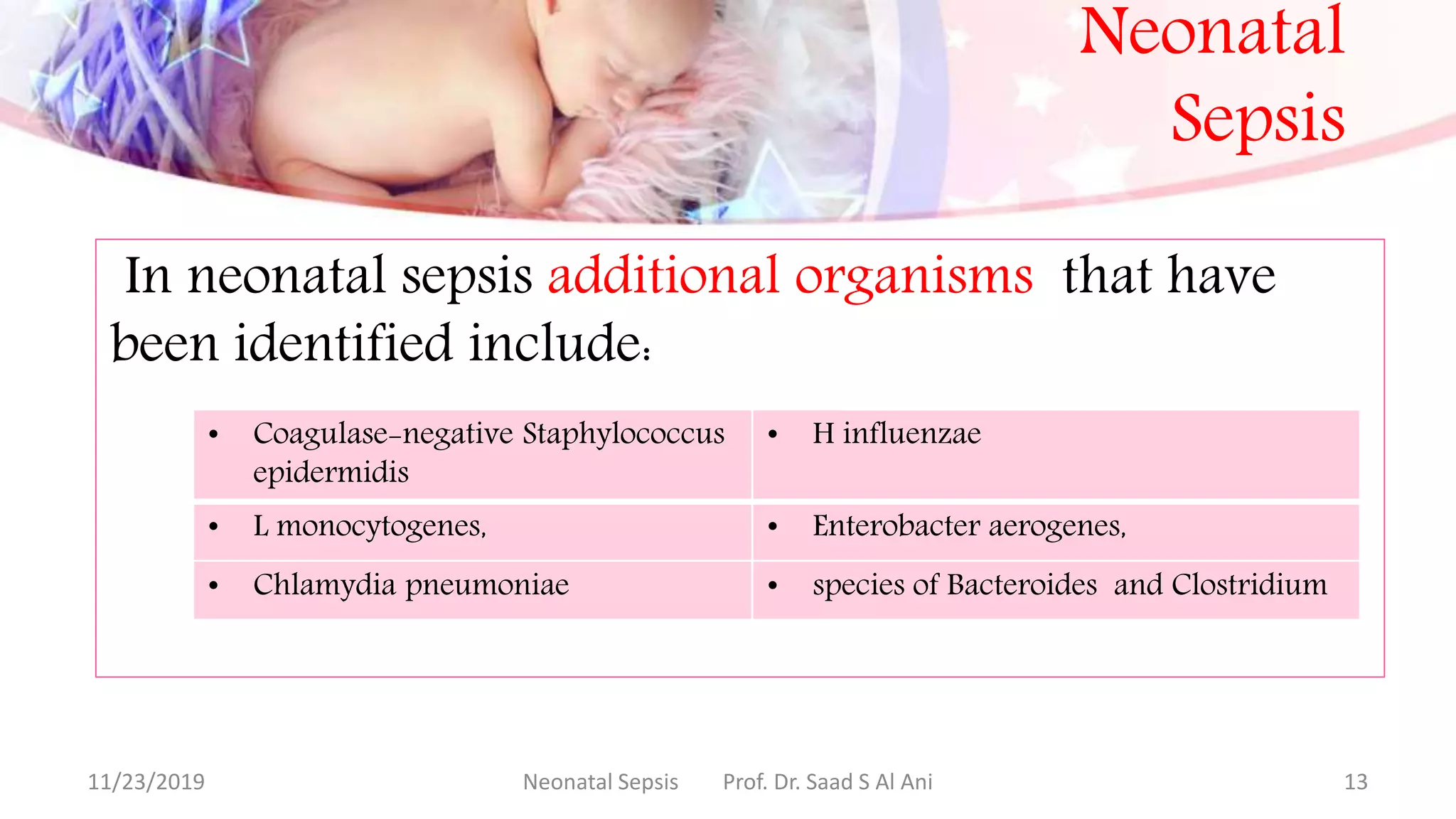 Neonatal sepsis | PPTX