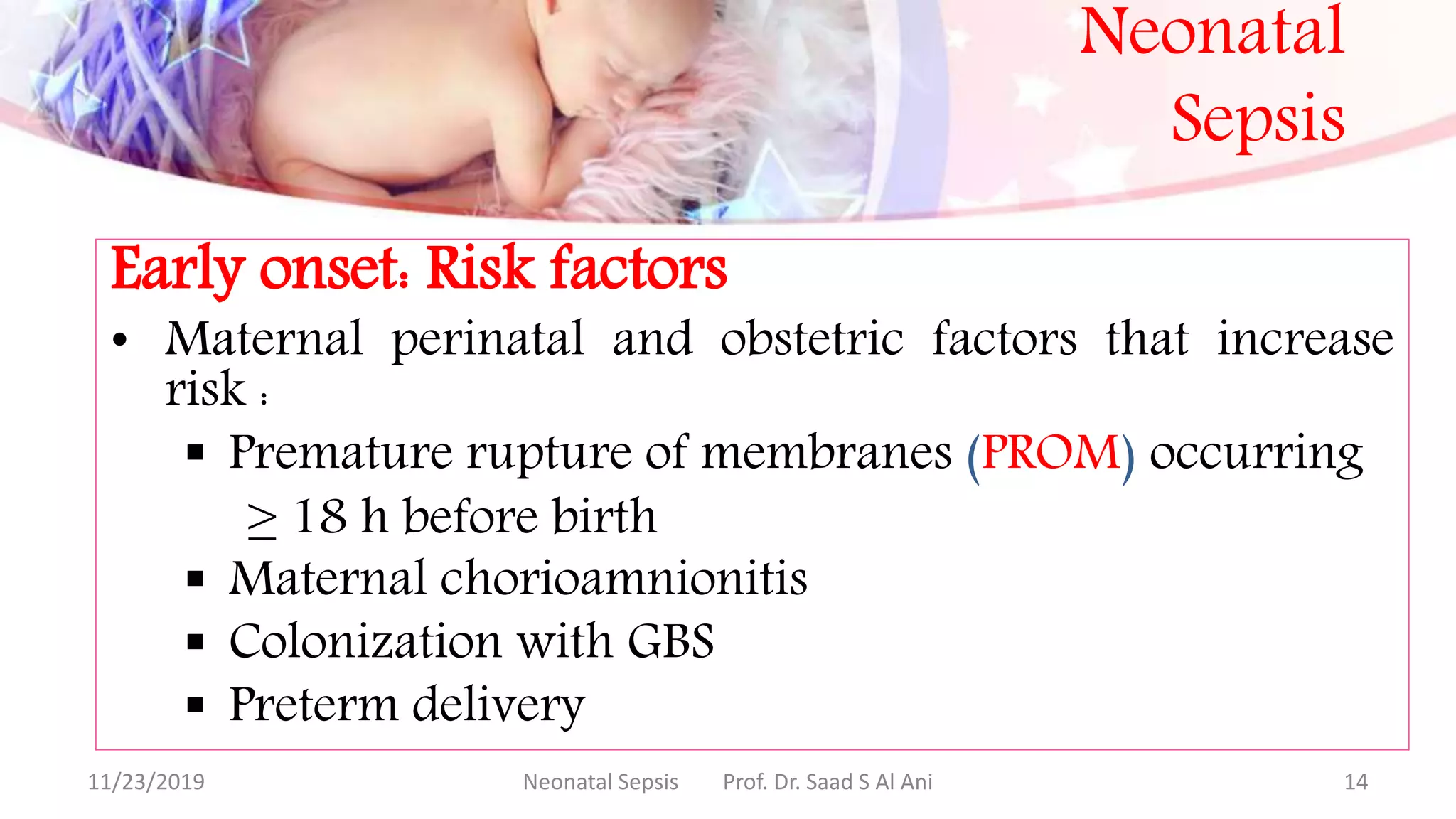Neonatal sepsis | PPTX