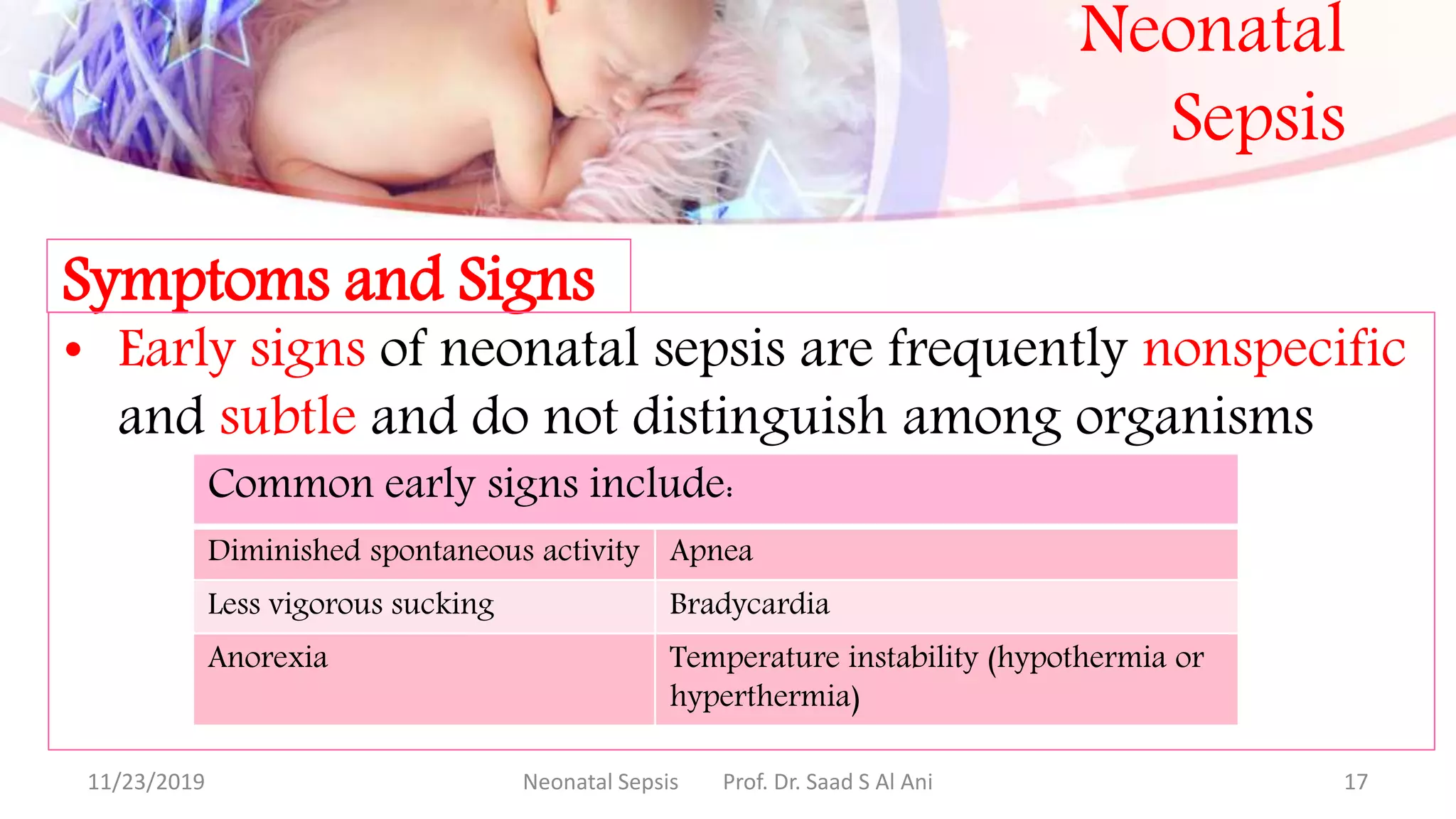 Neonatal sepsis | PPTX