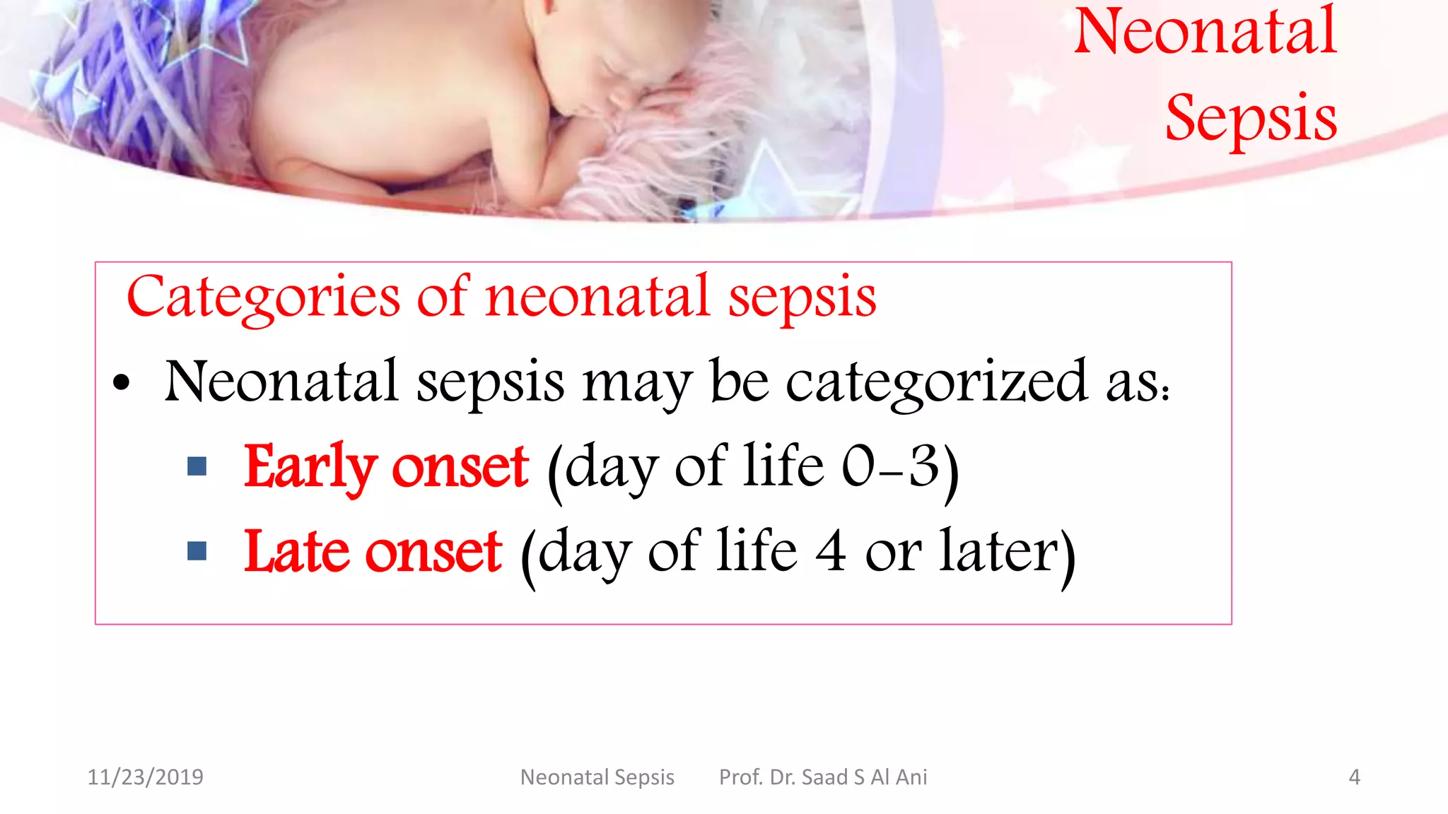 Neonatal sepsis | PPTX