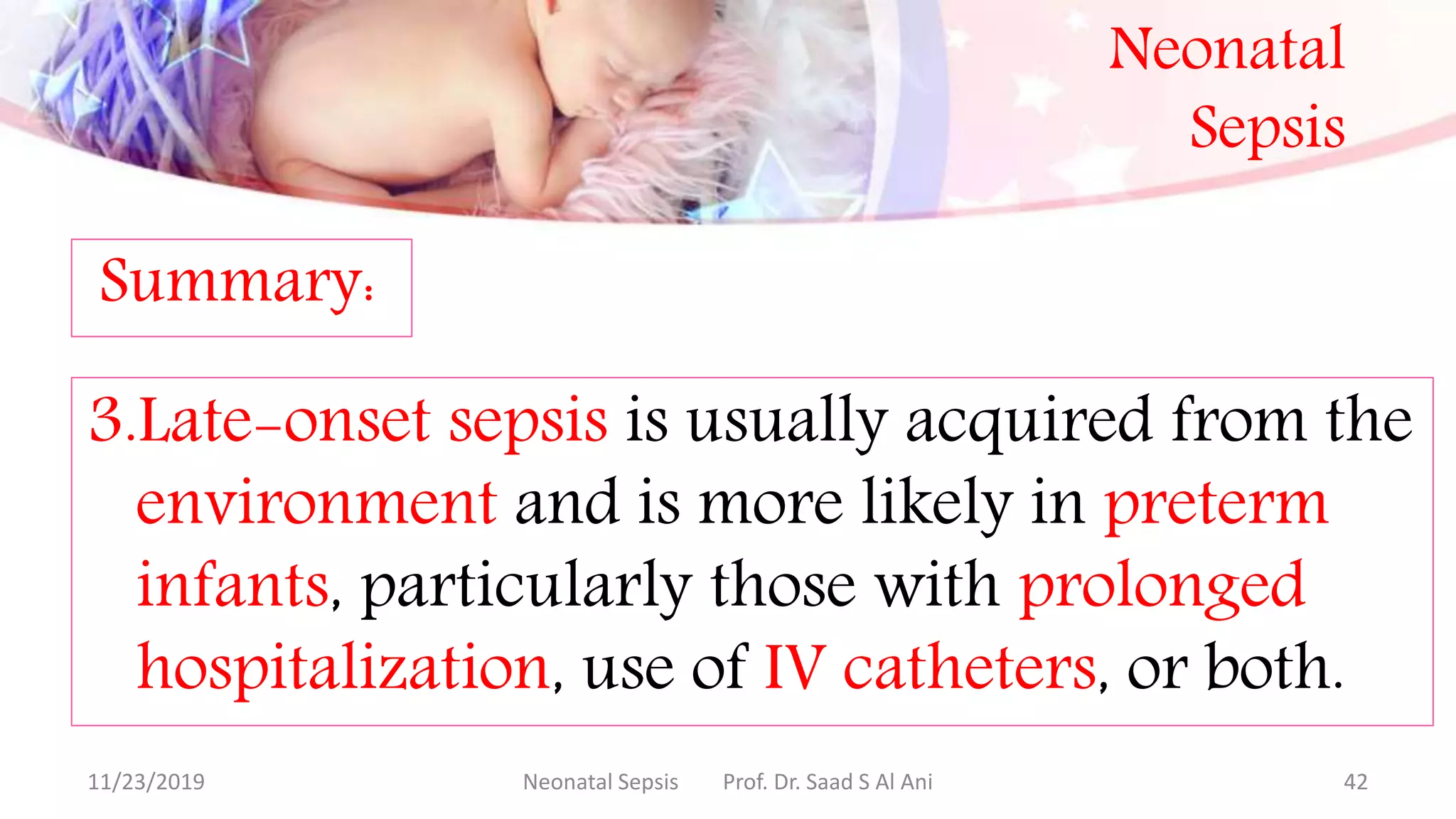 Neonatal Sepsis Pptx