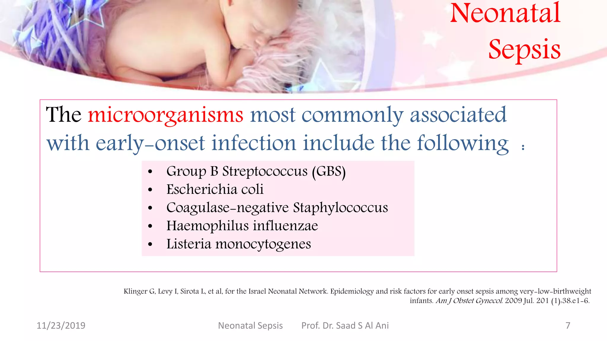 Neonatal sepsis | PPTX