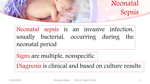 Neonatal sepsis | PPTX