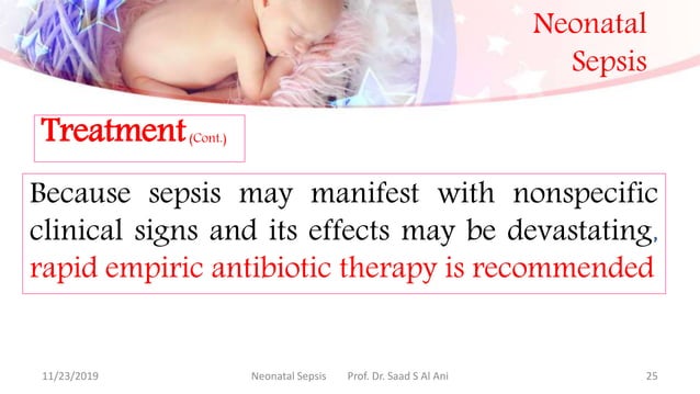 Neonatal sepsis | PPTX