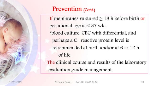 Neonatal sepsis | PPTX