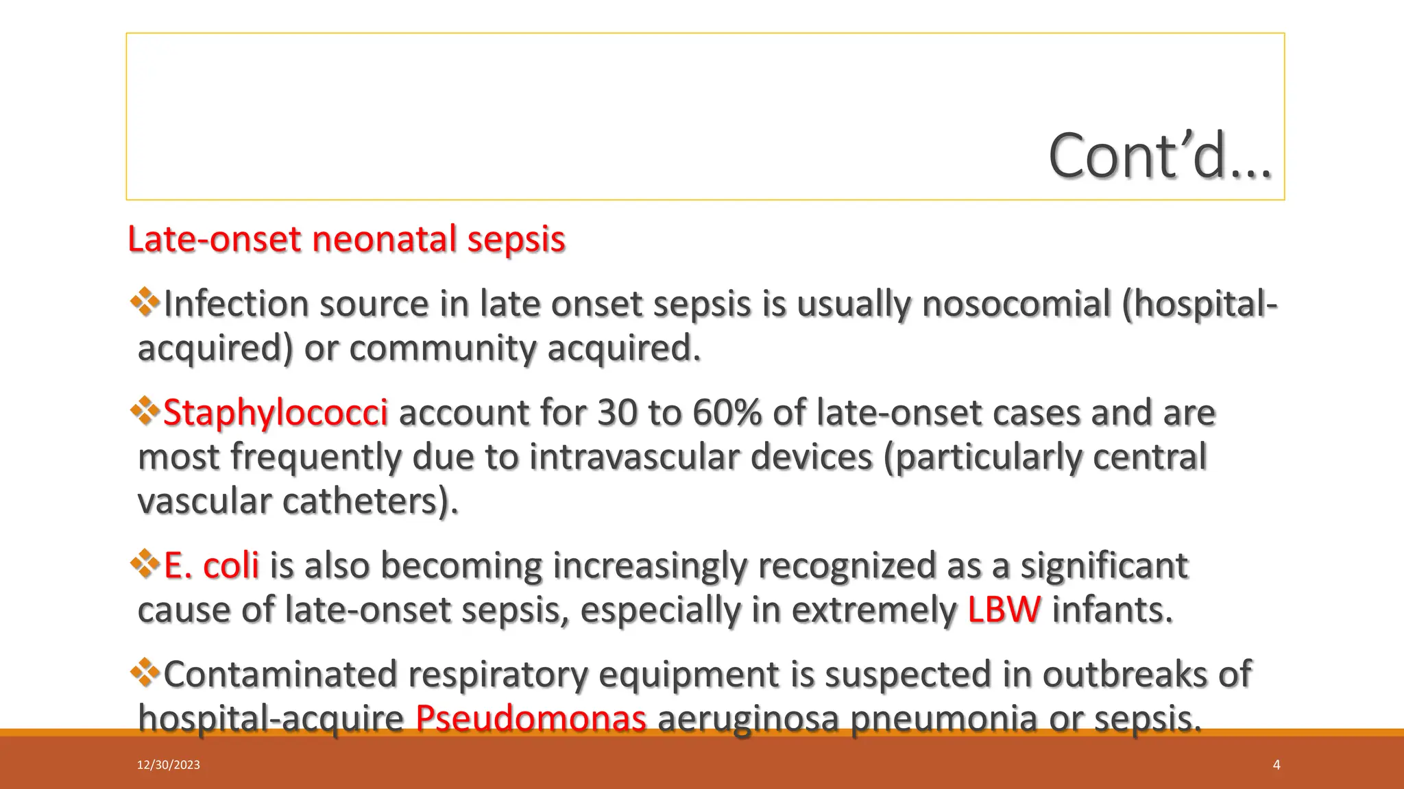 Neonatal Sepsis.pptx for pharmacy student | PPTX