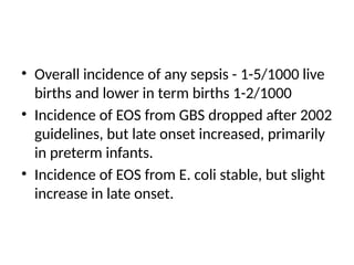 Neonatal sepsis South Africa power point | PPTX