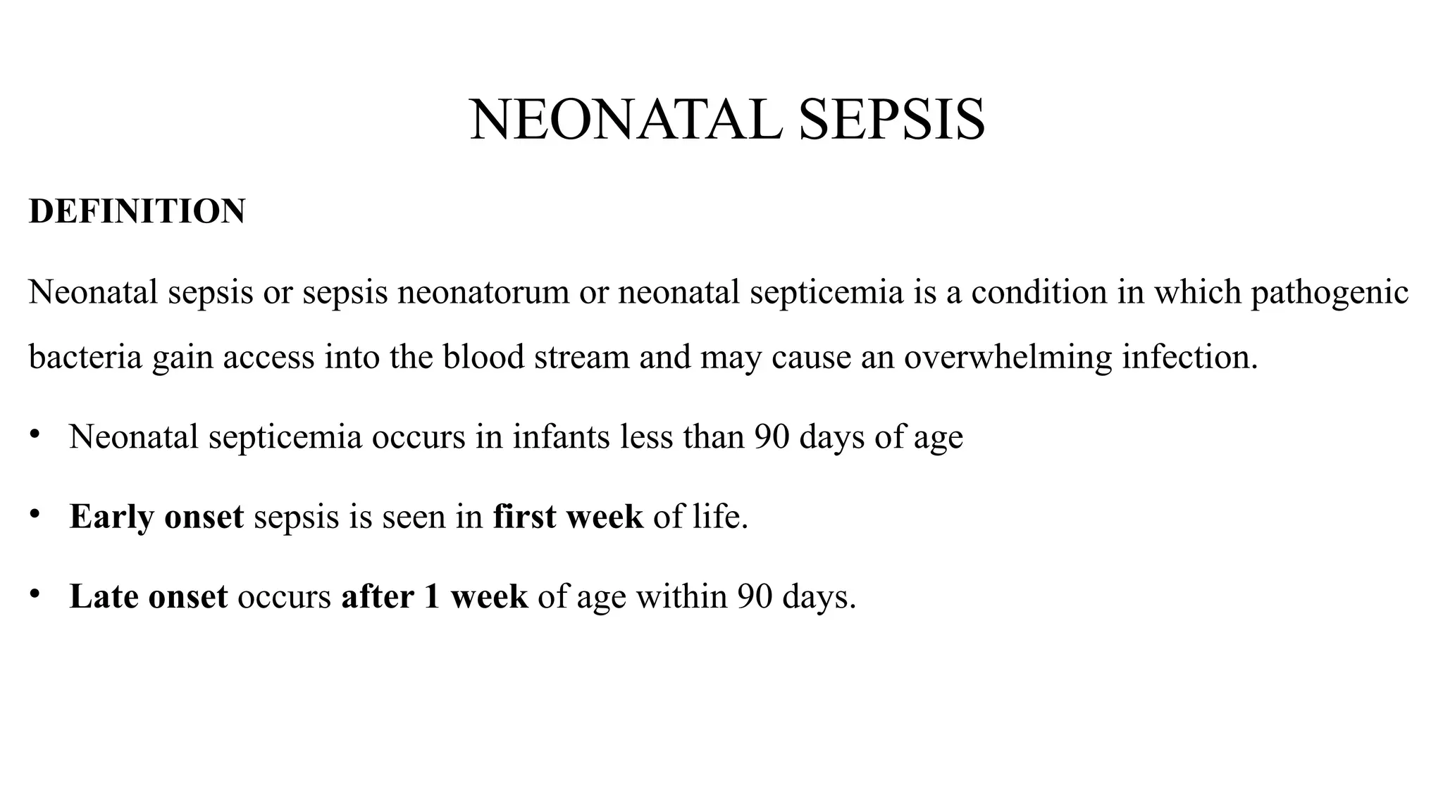 NEONATAL SEPSIS.pptx FOR REFERENCE OF BSC NURSING STUFENTS | PPTX