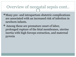 Neonatal sepsis FOR pharmacy student.ppt