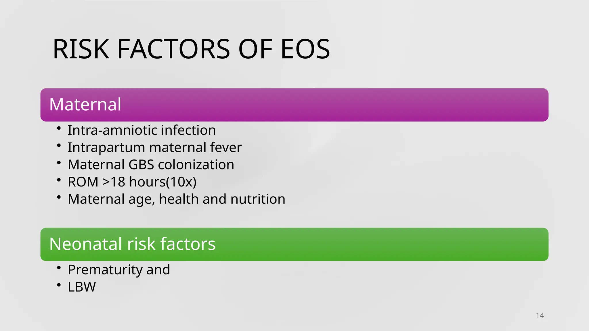 Neonatal Sepsis definition,risk factors and management | PPTX