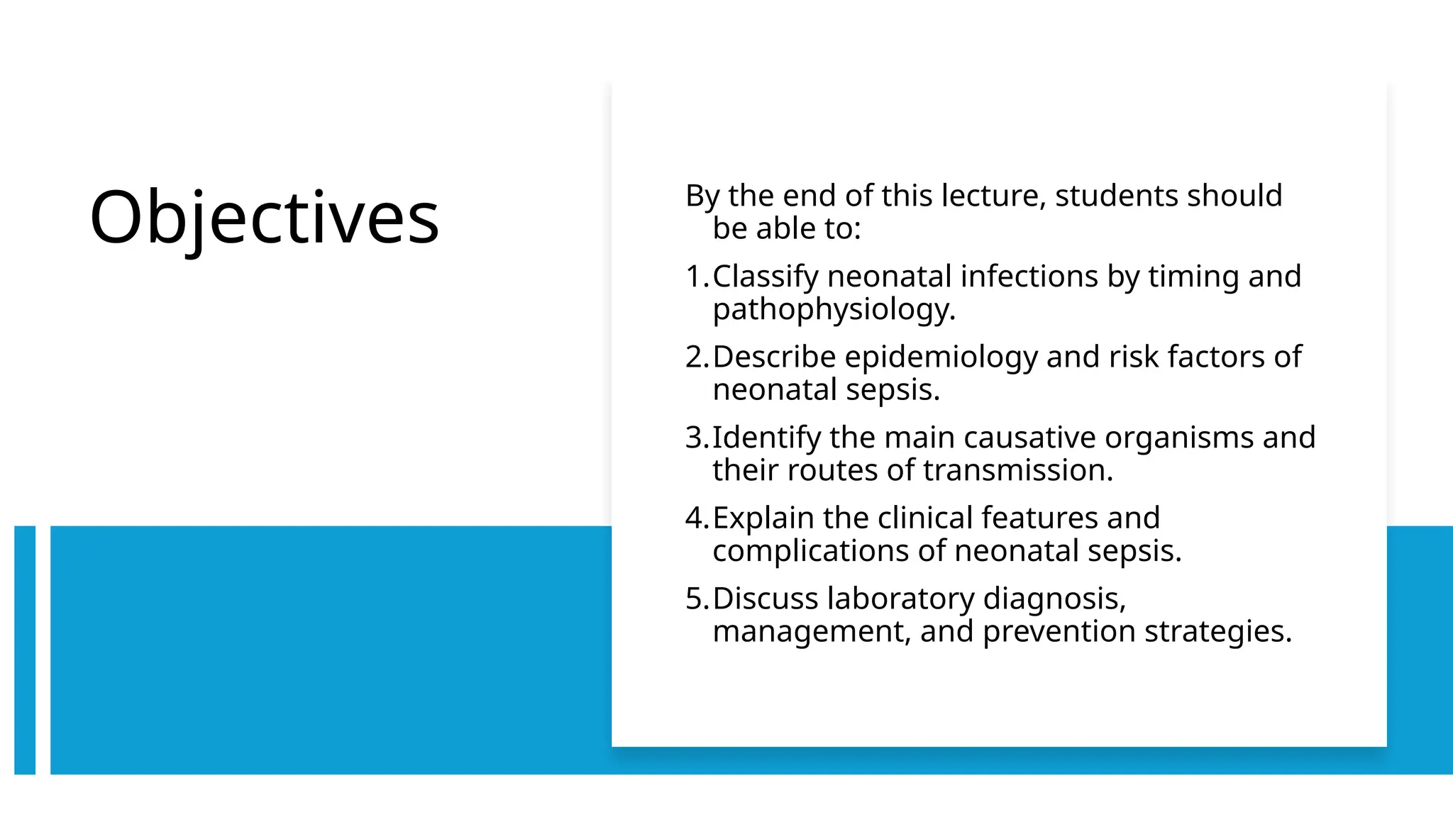 Neonatal Sepsis definition,risk factors and management | PPTX