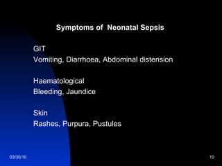 Neonatal Sepsis3 | PPT