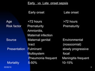 Neonatal Sepsis3 | PPT
