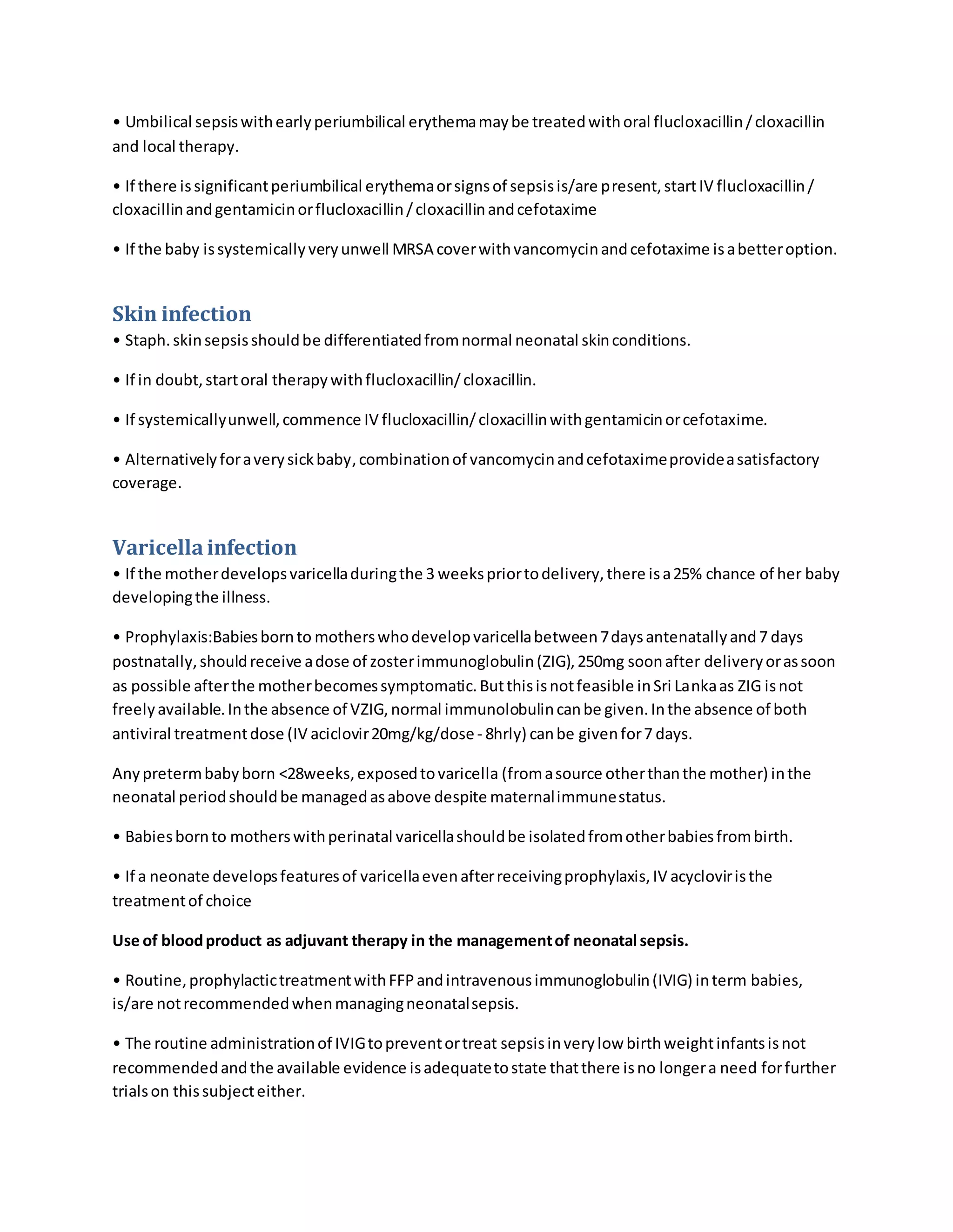 Neonatal sepsis and antibiotic therapy in newborns | DOCX