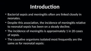 Pediatric lecture NEONATAL SEPSIS AND MENINGITIS.pptx