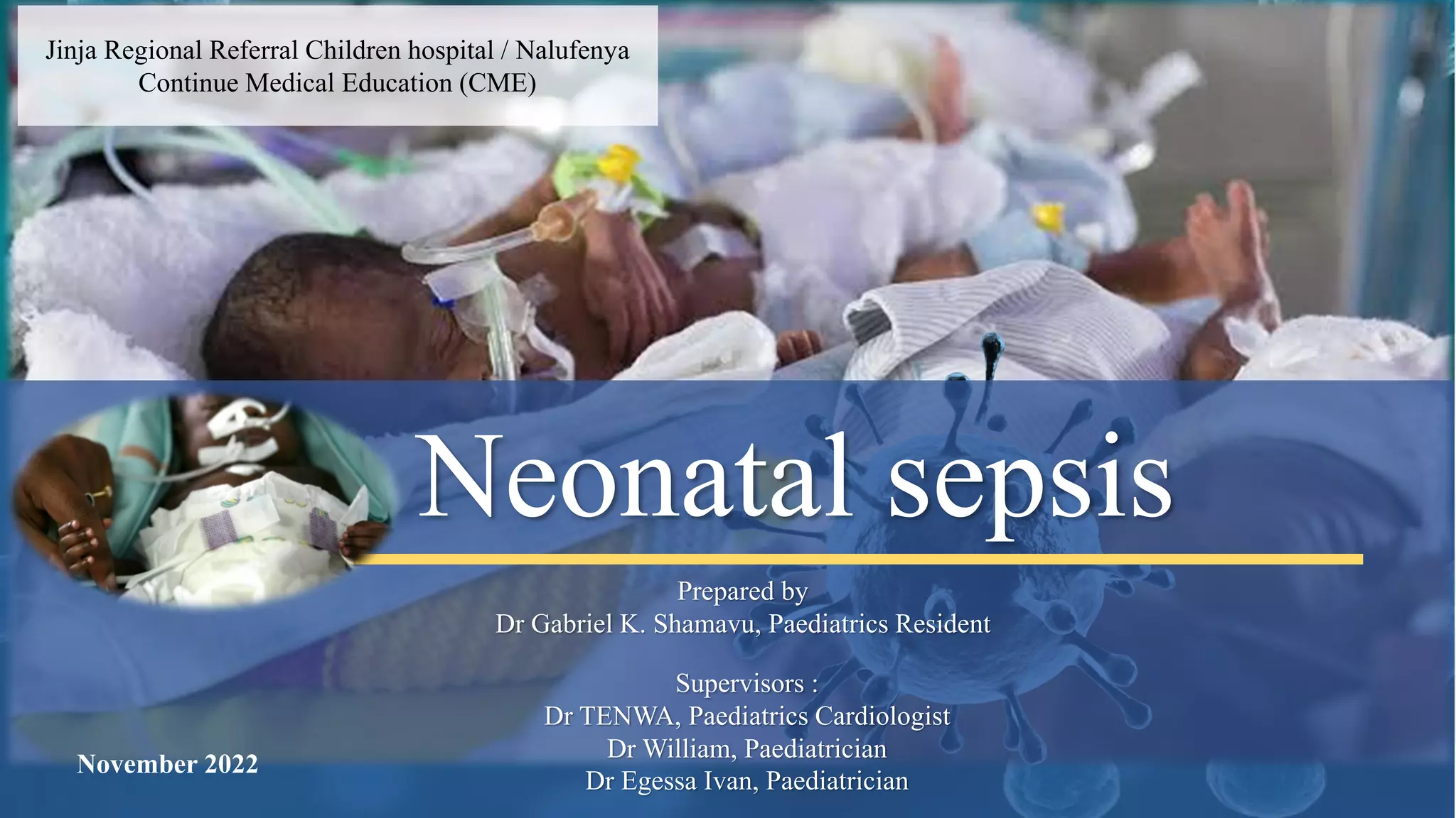 Neonatal sepsis : overview of epidemiology, pathogenesis, pathophysiology, clinical approaches ...