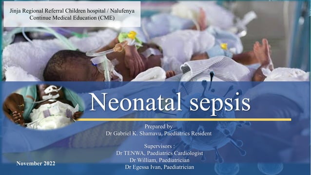 Neonatal sepsis : overview of epidemiology, pathogenesis ...
