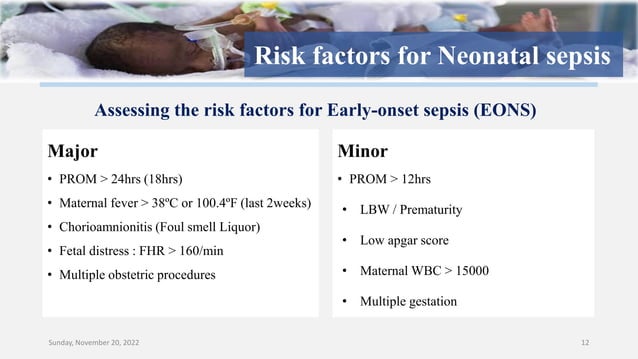 Neonatal sepsis : overview of epidemiology, pathogenesis ...