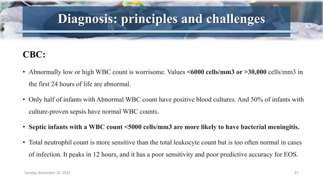 Neonatal sepsis : overview of epidemiology, pathogenesis ...