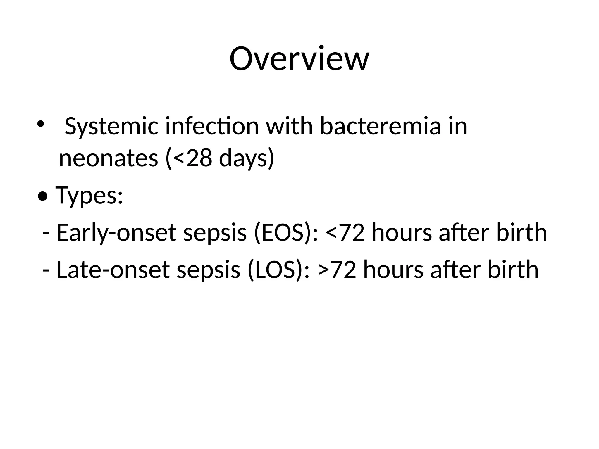 Neonatal_Sepsis Notes in Paediatrics Emergency | PPTX