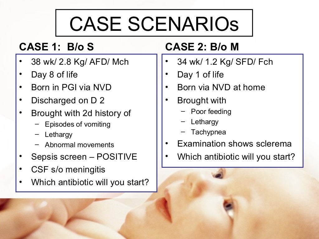 Neonatal sepsis management