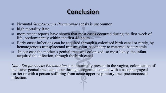 Neonatal sepsis (sepsis on new born) with case presentation | PPTX ...