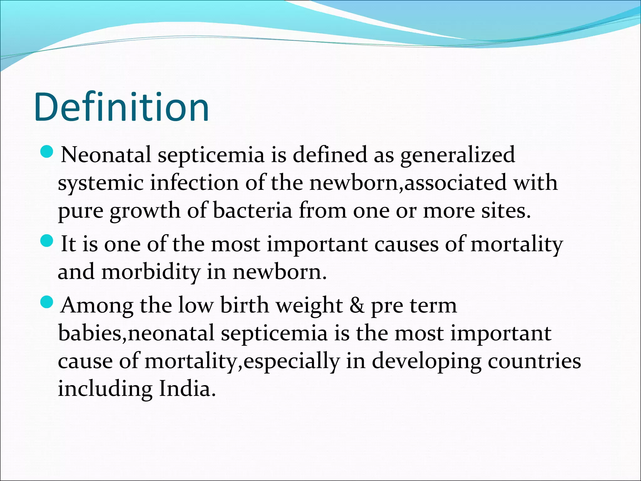 understanding neonatal sepsis | PPT