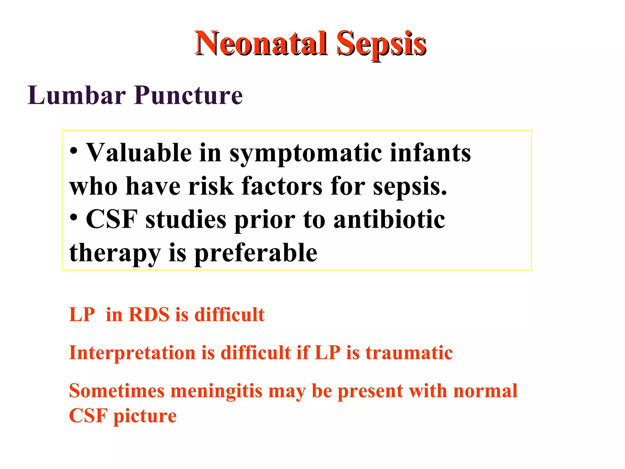 Neonatal Sepsis | PPT