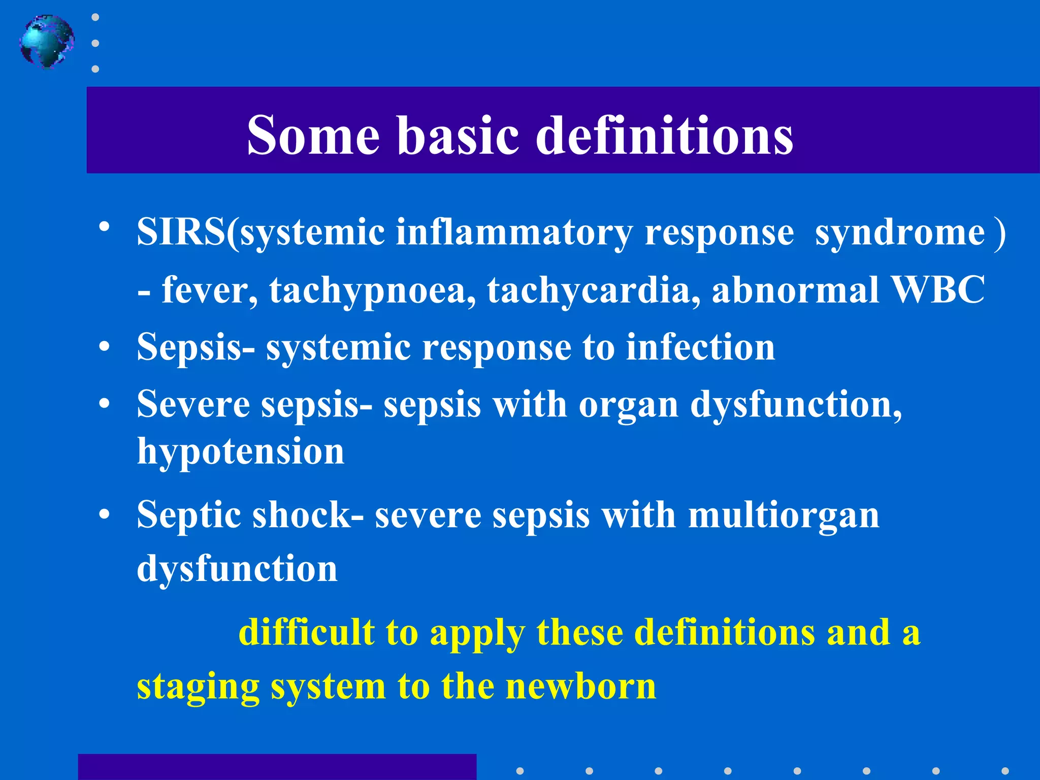 Neonatal septicemia | PPT