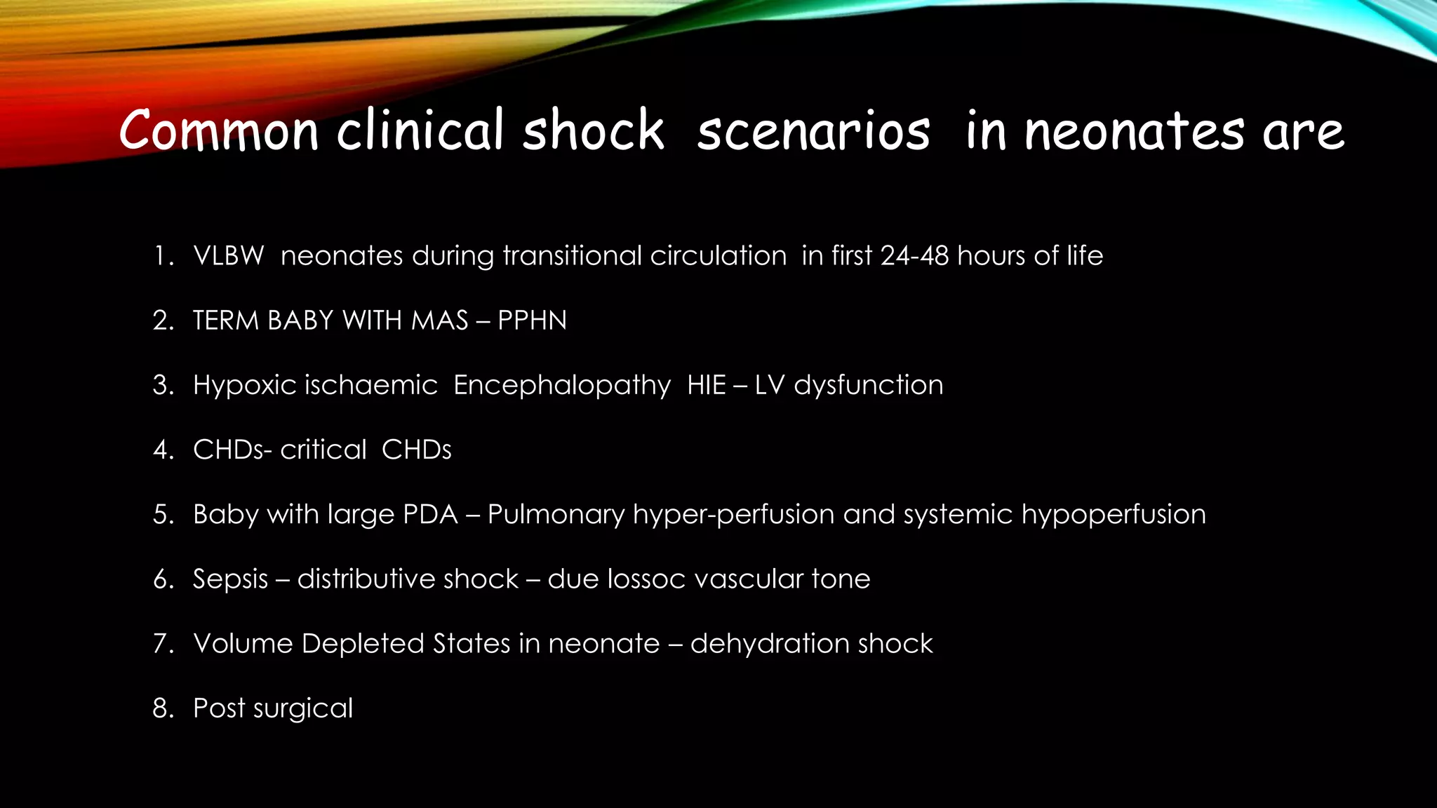 Neonatal shock may 2021 | PDF
