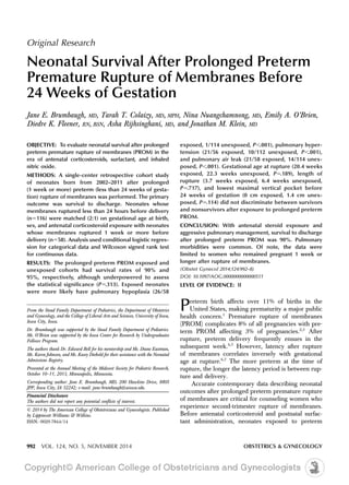 Neonatal survival after_prolonged_preterm.19