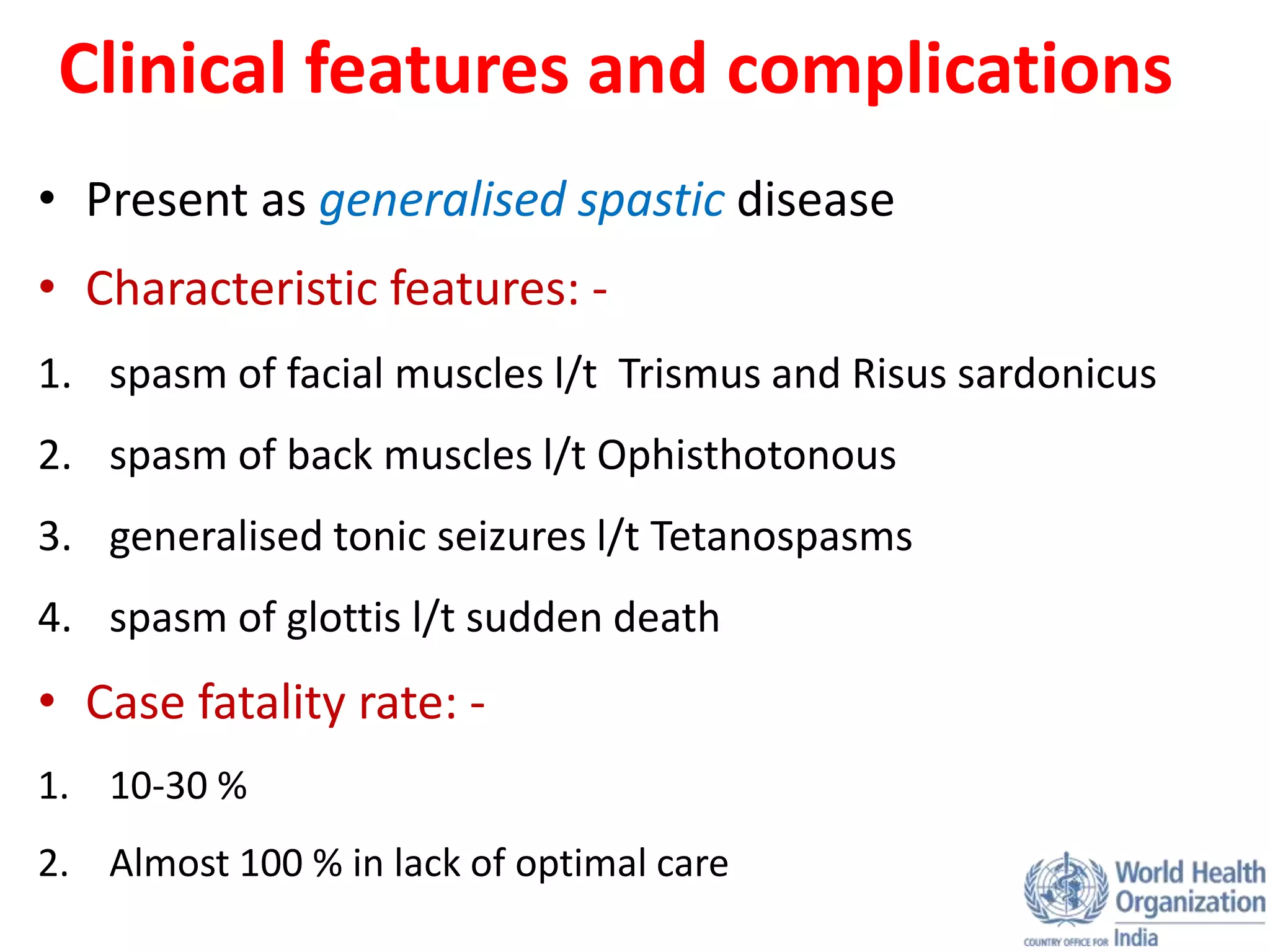 Neonatal tetanus | PPTX