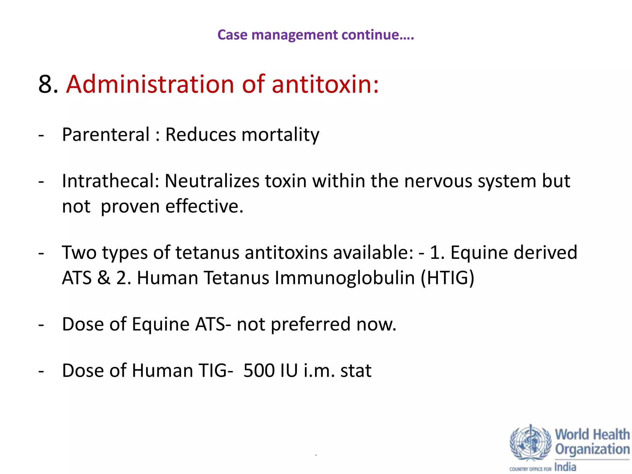Neonatal tetanus | PPTX