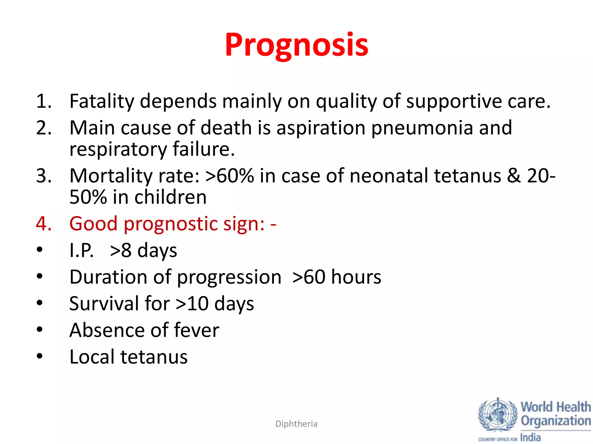 Neonatal tetanus | PPTX