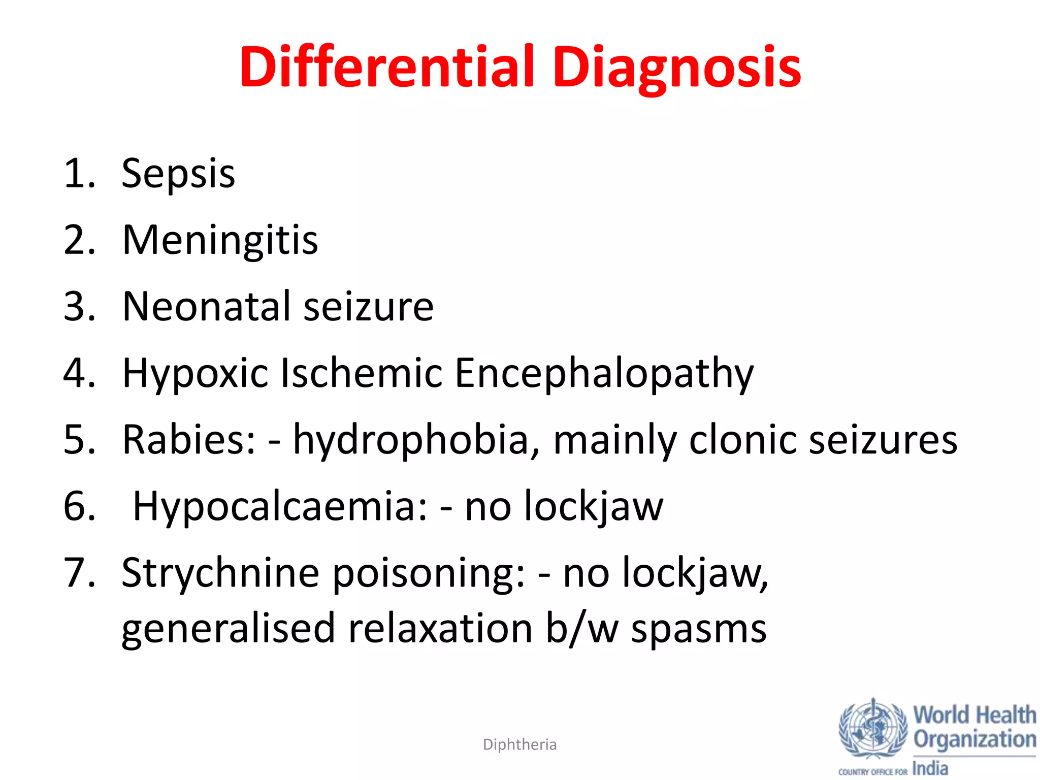 Neonatal tetanus | PPTX