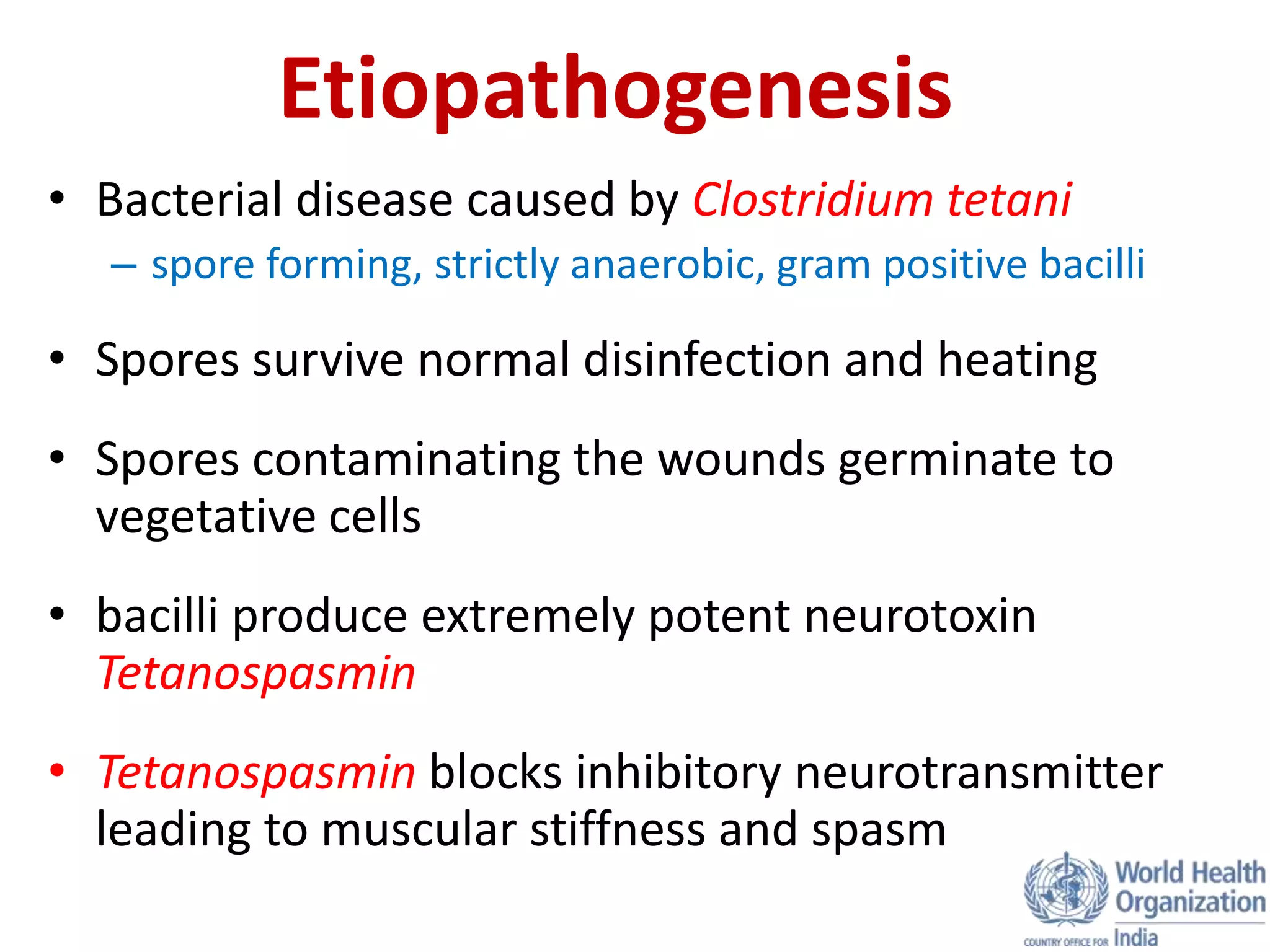 Neonatal tetanus | PPTX