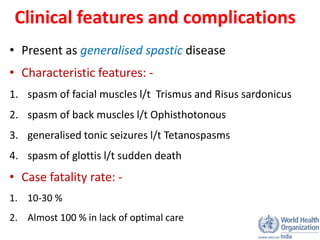 Neonatal tetanus | PPTX