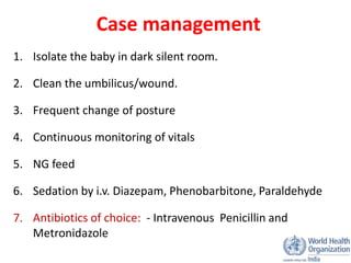 Neonatal tetanus | PPTX