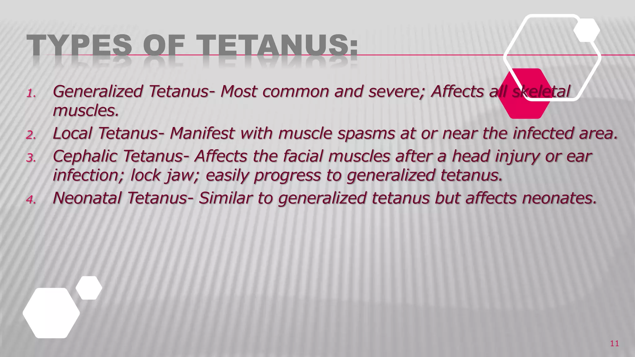 Neonatal tetanus | PPTX
