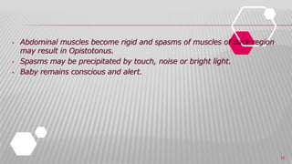 Neonatal tetanus | PPTX