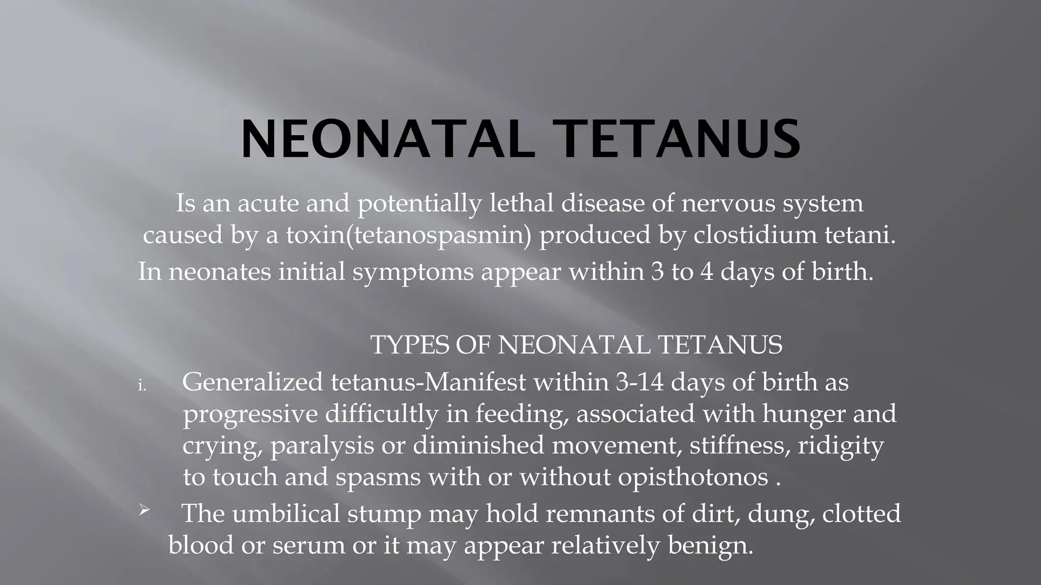 neonatal tetanus.pptxnnnnnnnnnnnnnnnnnnnnnnn | PPT