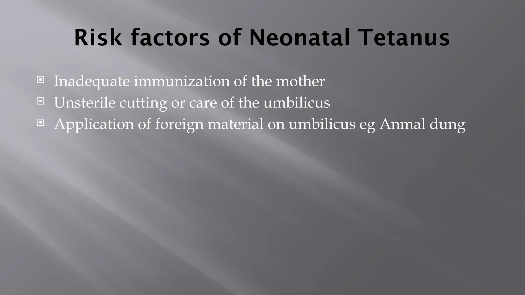neonatal tetanus.pptxnnnnnnnnnnnnnnnnnnnnnnn | PPT | Free Download