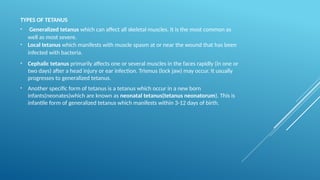 NEONATAL TETANUS.pptx for pediatrics rev | PPTX