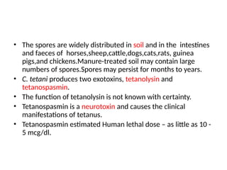 Neonatal tetanus or newborn tetanus pptx | PPTX