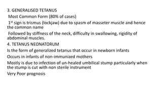 Neonatal tetanus | PPTX