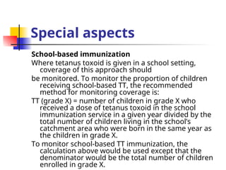 Comprehensive Surveillance Strategies for Neonatal Tetanus Elimination ...