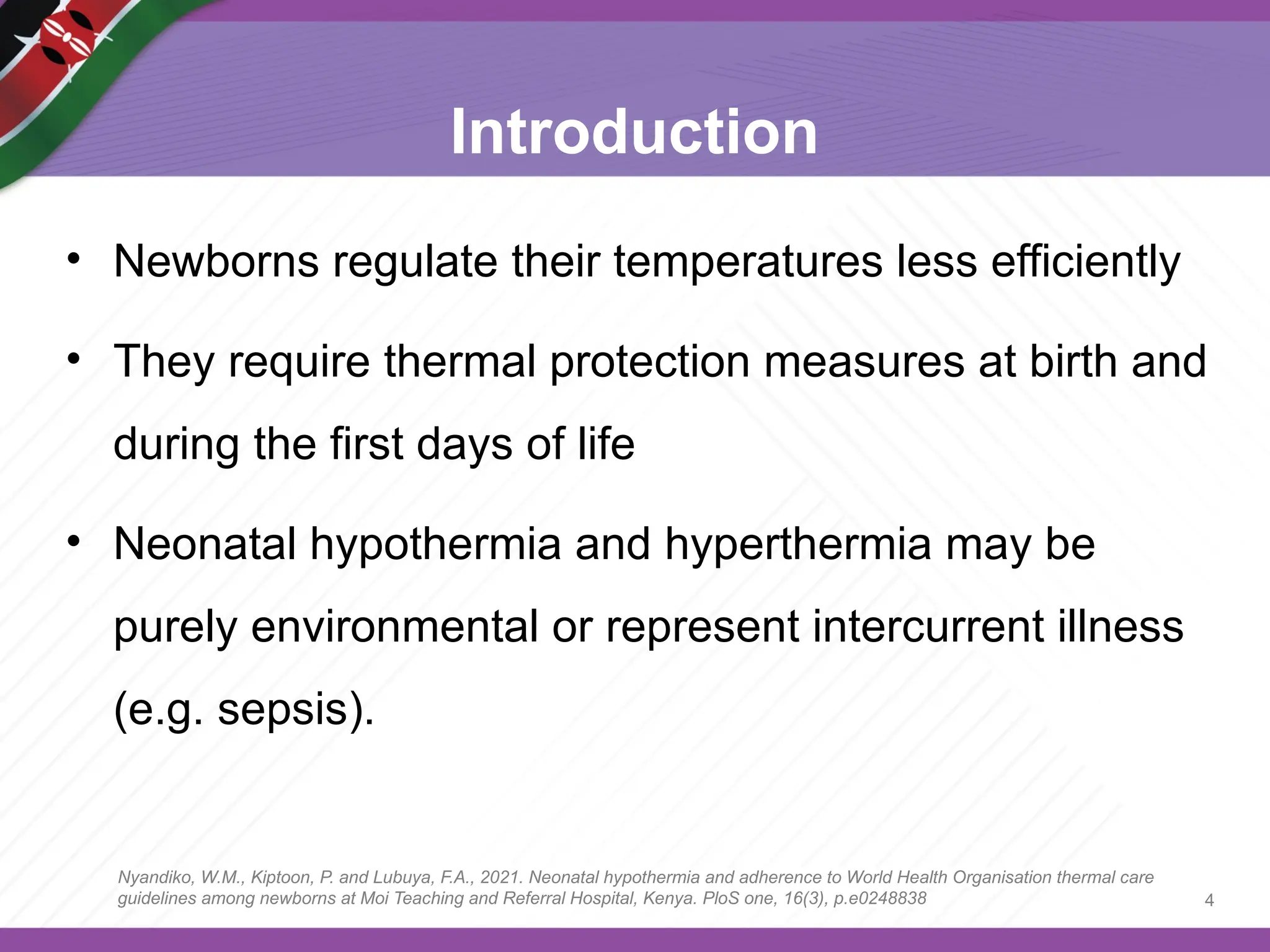 NEONATAL THERMOREGULATION PRESENTATIONSs | PPTX
